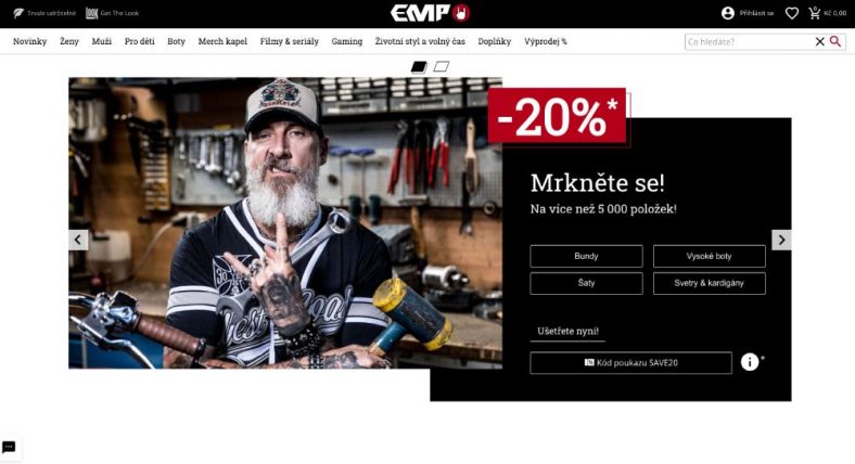 Recenze EMP shop - Rock oblečení Hodnocení zákazníků