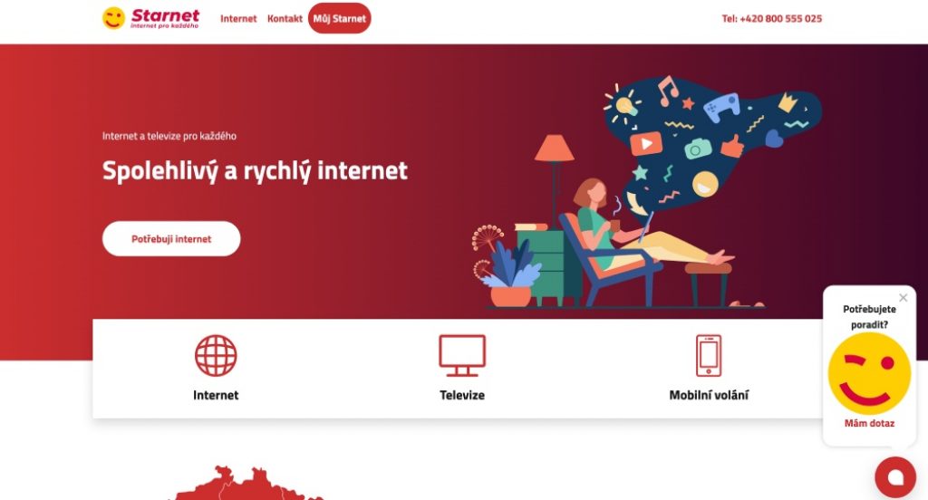 Starnet - Poskytovatel internetu AKTUALIZOVÁNO