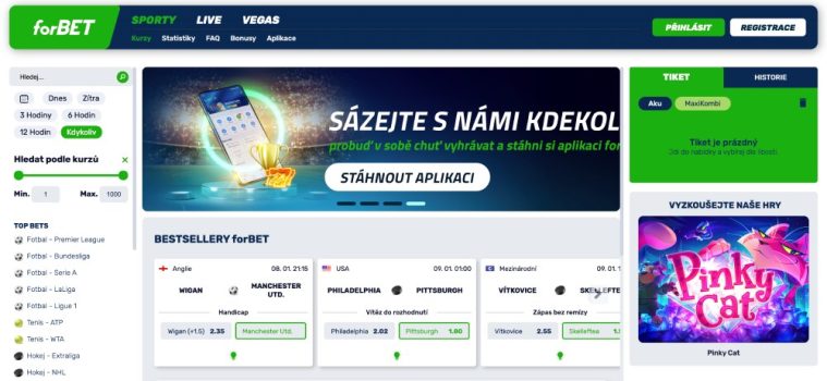 forBET - Recenze sázkové kanceláře AKTUALIZOVÁNO